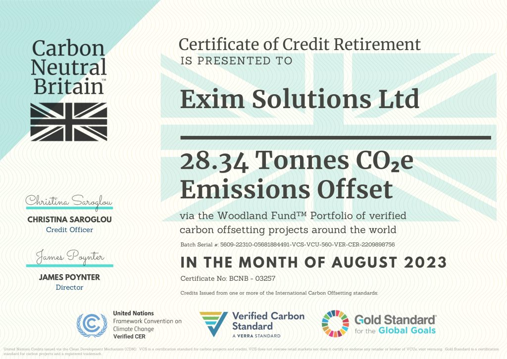 Ethical freight - Exim Group